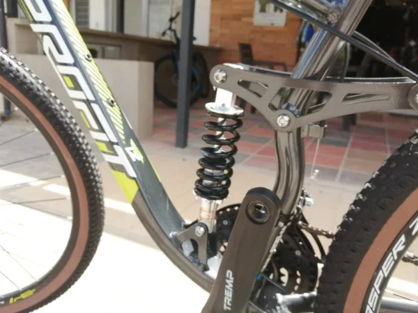 Bicicleta Mtb Rin 29″ Doble Suspension Jazper Z1 8 vel Gris/Verde ...