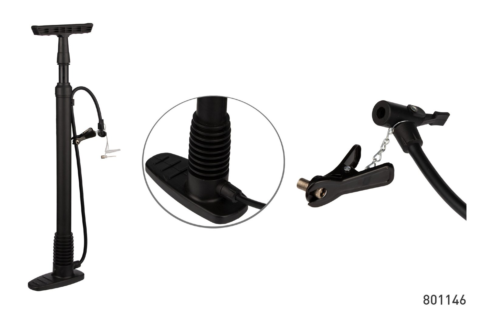 BOMBA DE PISO ZG-0010A PLASTICO NEGRO RASSINE – Tienda Cardenas ...
