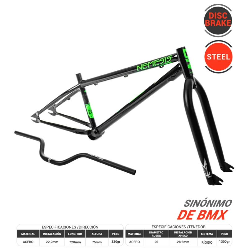 Kit Marco Bmx 26″ Nemesis Colores – On Trail – Tienda Cardenas ...